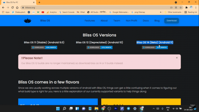 Dual Boot Bliss OS and Windows, Android 11 with Google Play Store!