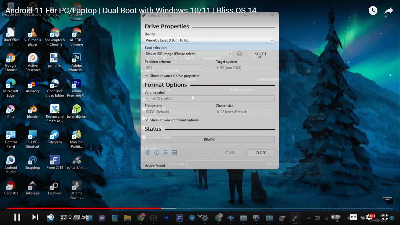 Dual Boot Bliss OS and Windows - NEW Android 12L UPDATE!