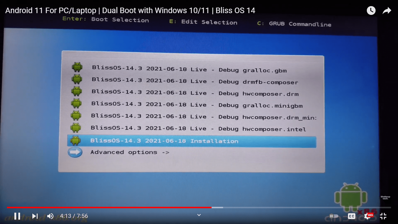 Dual Boot Bliss OS and Windows - NEW Android 12L UPDATE!