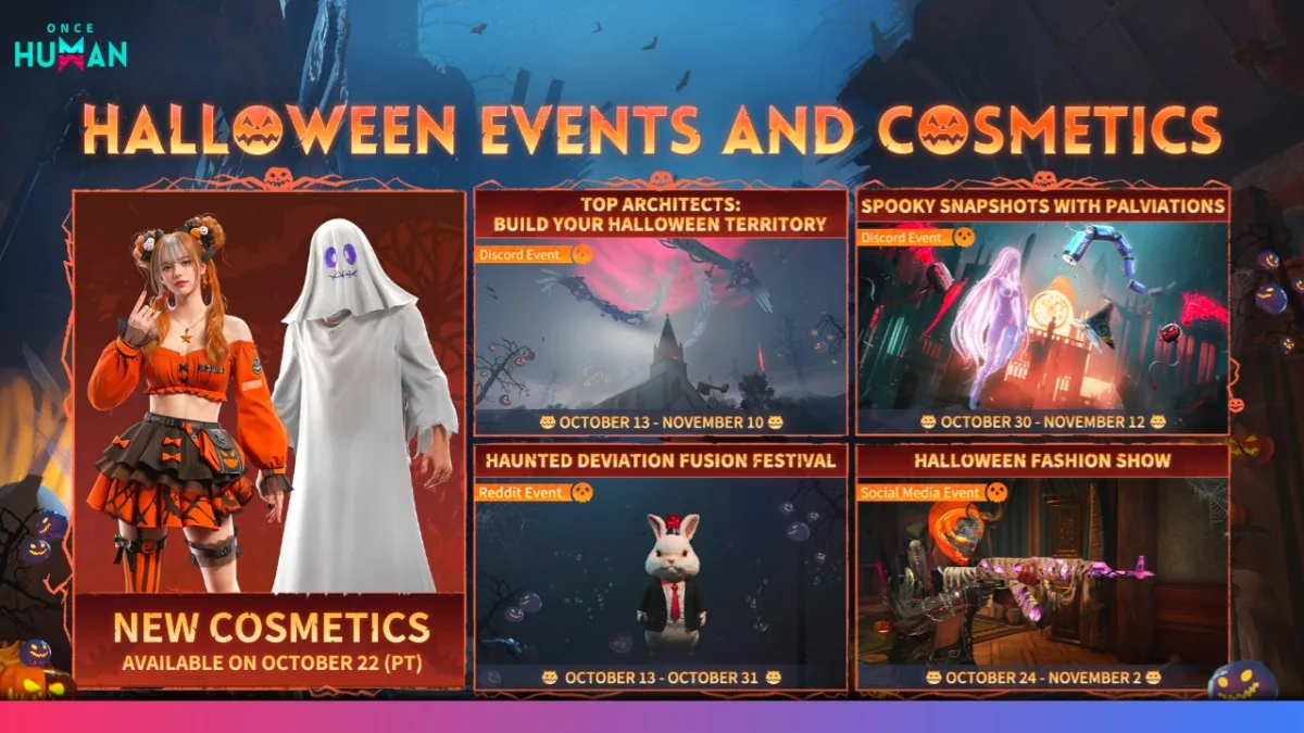 Once Human 2.2.0 Update Adds Halloween Skins and Events