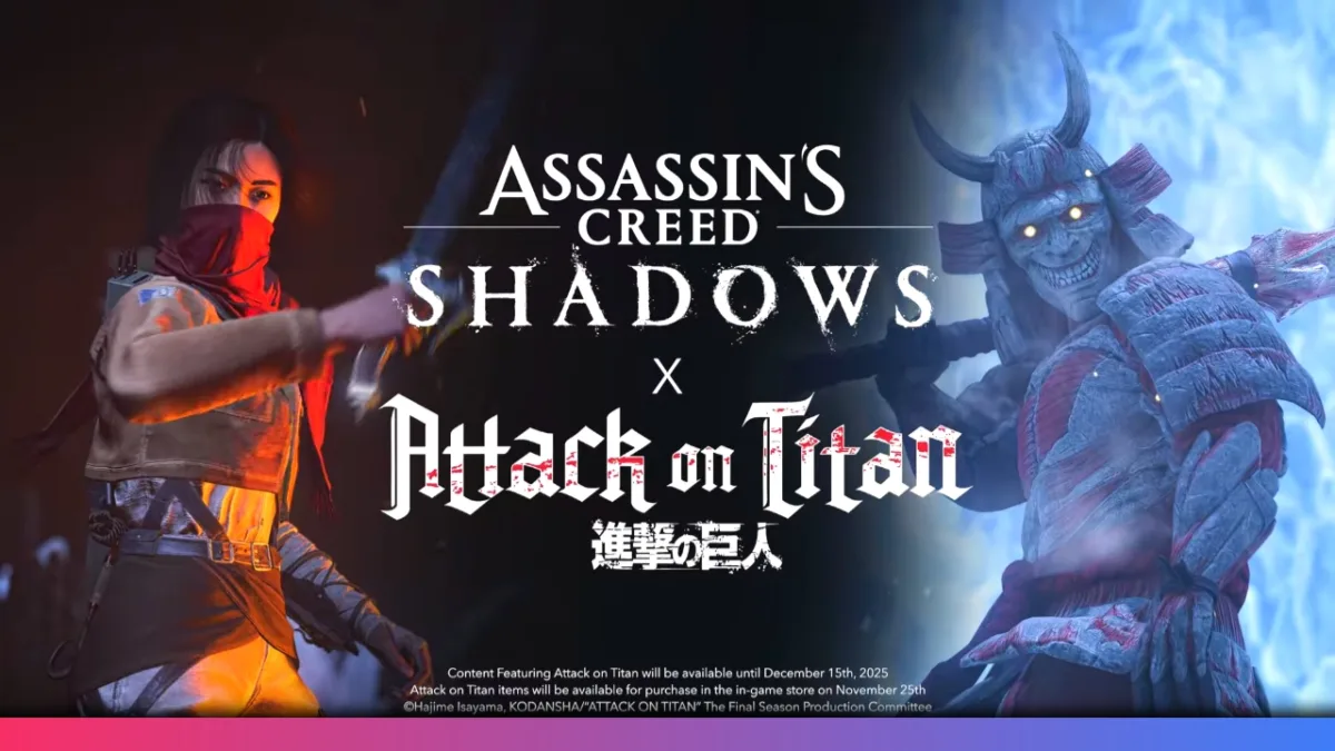 Assassin’s Creed Shadows Update 1.1.6: Attack on Titan Crossover, New ...