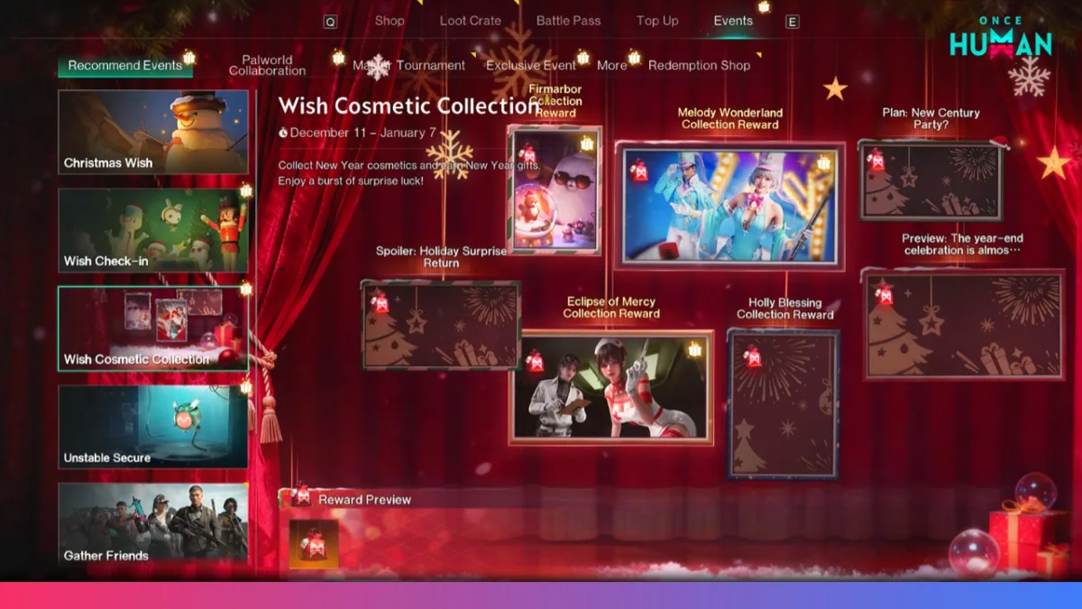 Once Human Update 2.2.3: Patch Notes, Rewards & Christmas Event